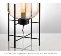 China Standing Lamp Bedroom Study Decoration Home Glass Lamp Nordic E27 Oda Floor lamp(WH-MFL-190) for sale
