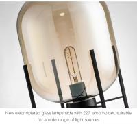 China Standing Lamp Bedroom Study Decoration Home Glass Lamp Nordic E27 Oda Floor lamp(WH-MFL-190) for sale