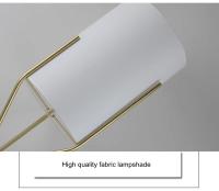 China sofa Side Light Office bedroom Creative Led fabric lampshade Simple Arborescence Floor Lamp(WH-MFL-191) for sale