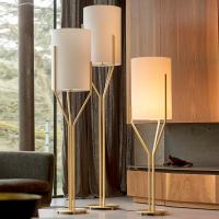 China sofa Side Light Office bedroom Creative Led fabric lampshade Simple Arborescence Floor Lamp(WH-MFL-191) for sale