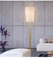 China sofa Side Light Office bedroom Creative Led fabric lampshade Simple Arborescence Floor Lamp(WH-MFL-191) for sale