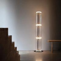 China Indoor Decor Standing Light Bedroom Bedside Lamp clear glass LampShade Noctambule Floor Lamp(WH-MFL-192) for sale