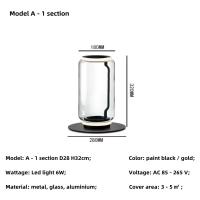 China Indoor Decor Standing Light Bedroom Bedside Lamp clear glass LampShade Noctambule Floor Lamp(WH-MFL-192) for sale
