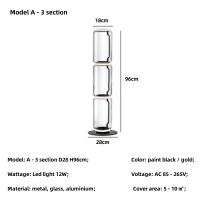 China Indoor Decor Standing Light Bedroom Bedside Lamp clear glass LampShade Noctambule Floor Lamp(WH-MFL-192) for sale