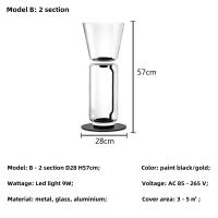 China Indoor Decor Standing Light Bedroom Bedside Lamp clear glass LampShade Noctambule Floor Lamp(WH-MFL-192) for sale