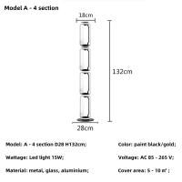 China Indoor Decor Standing Light Bedroom Bedside Lamp clear glass LampShade Noctambule Floor Lamp(WH-MFL-192) for sale