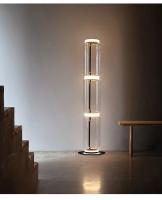 China Indoor Decor Standing Light Bedroom Bedside Lamp clear glass LampShade Noctambule Floor Lamp(WH-MFL-192) for sale
