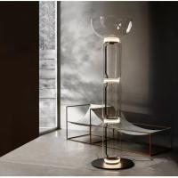 China Indoor Decor Standing Light Bedroom Bedside Lamp clear glass LampShade Noctambule Floor Lamp(WH-MFL-192) for sale