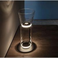 China Indoor Decor Standing Light Bedroom Bedside Lamp clear glass LampShade Noctambule Floor Lamp(WH-MFL-192) for sale