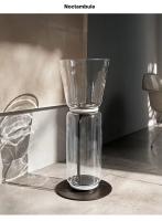 China Indoor Decor Standing Light Bedroom Bedside Lamp clear glass LampShade Noctambule Floor Lamp(WH-MFL-192) for sale