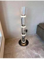 China Indoor Decor Standing Light Bedroom Bedside Lamp clear glass LampShade Noctambule Floor Lamp(WH-MFL-192) for sale