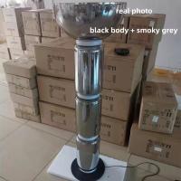 China Indoor Decor Standing Light Bedroom Bedside Lamp clear glass LampShade Noctambule Floor Lamp(WH-MFL-192) for sale