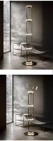 China Indoor Decor Standing Light Bedroom Bedside Lamp clear glass LampShade Noctambule Floor Lamp(WH-MFL-192) for sale