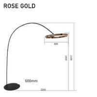 China Living Room Sofa Light Bedroom Home Decor Circle Lamp Modern LED Mito Largo Floor Lamp(WH-MFL-193) for sale