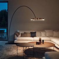 China Living Room Sofa Light Bedroom Home Decor Circle Lamp Modern LED Mito Largo Floor Lamp(WH-MFL-193) for sale