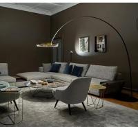 China Living Room Sofa Light Bedroom Home Decor Circle Lamp Modern LED Mito Largo Floor Lamp(WH-MFL-193) for sale