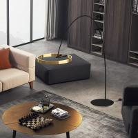 China Living Room Sofa Light Bedroom Home Decor Circle Lamp Modern LED Mito Largo Floor Lamp(WH-MFL-193) for sale