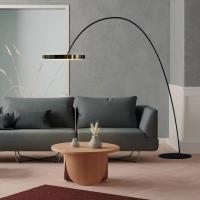 China Living Room Sofa Light Bedroom Home Decor Circle Lamp Modern LED Mito Largo Floor Lamp(WH-MFL-193) for sale