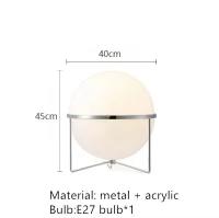 China Art Deco Standing Light Bedside Living Room Hotel Acrylic Ball Lights Delord Floor Lamp(WH-MFL-194) for sale