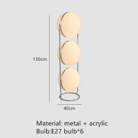 China Art Deco Standing Light Bedside Living Room Hotel Acrylic Ball Lights Delord Floor Lamp(WH-MFL-194) for sale