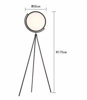 China Bedside Floor Lamp LED Tripod Lamp Study Decoration Remote Dimming Flos Superloon Floor Lamp(WH-MFL-197) for sale