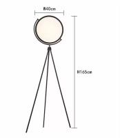 China Bedside Floor Lamp LED Tripod Lamp Study Decoration Remote Dimming Flos Superloon Floor Lamp(WH-MFL-197) for sale
