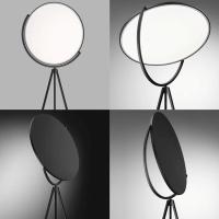 China Bedside Floor Lamp LED Tripod Lamp Study Decoration Remote Dimming Flos Superloon Floor Lamp(WH-MFL-197) for sale