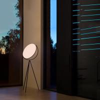 China Bedside Floor Lamp LED Tripod Lamp Study Decoration Remote Dimming Flos Superloon Floor Lamp(WH-MFL-197) for sale