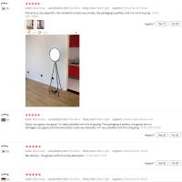 China Bedside Floor Lamp LED Tripod Lamp Study Decoration Remote Dimming Flos Superloon Floor Lamp(WH-MFL-197) for sale