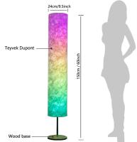 China Decoration Stand Lamp Bedroom Game with Remote Control LED Simple Design Floor Lamps(WH-MFL-199) for sale