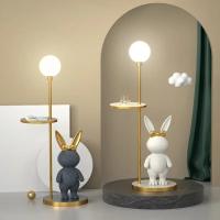 China Atmosphere Bedside Light Decorate Girl Children Room Modern Creative Rabbit Floor Lamp(WH-MFL-203) for sale