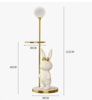 China Atmosphere Bedside Light Decorate Girl Children Room Modern Creative Rabbit Floor Lamp(WH-MFL-203) for sale