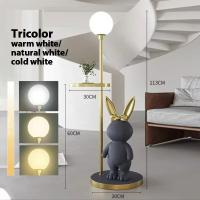 China Atmosphere Bedside Light Decorate Girl Children Room Modern Creative Rabbit Floor Lamp(WH-MFL-203) for sale