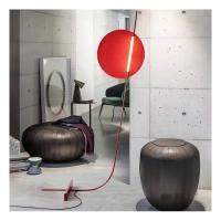 China aesthetics lamp decorations Living room red lamp Geometric Playful Circular Jorgelina Floor Lamp(WH-MFL-205) for sale