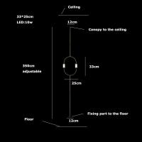 China Bedroom Floor Lamp Living Room Designer Ellipse Giopato & Coombes - Milia Floor Lamp(WH-MFL-207) for sale