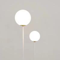 China Stand Home Decor Light Fixture Living Room Coffee Tables Nordic Glass Ball Led Floor Lamp(WH-MFL-210) for sale