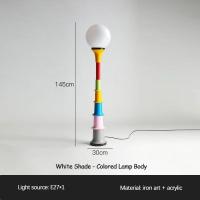 China Bedroom Floor Lamp Indoor Decor Living room Nordic Designer Art Colorful Floor Lamp(WH-MFL-212) for sale