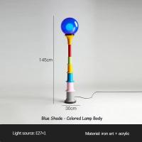 China Bedroom Floor Lamp Indoor Decor Living room Nordic Designer Art Colorful Floor Lamp(WH-MFL-212) for sale