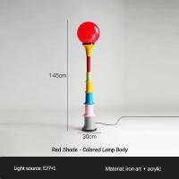 China Bedroom Floor Lamp Indoor Decor Living room Nordic Designer Art Colorful Floor Lamp(WH-MFL-212) for sale