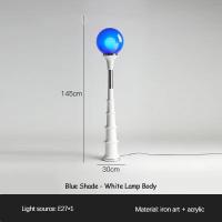 China Bedroom Floor Lamp Indoor Decor Living room Nordic Designer Art Colorful Floor Lamp(WH-MFL-212) for sale