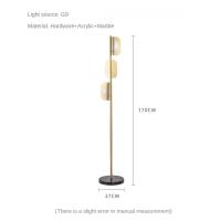China Living Room Sofa Corner Light Dining Room Bedroom Nordic Minimalist Leaf Floor Lamp(WH-MFL-214) for sale