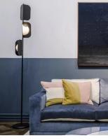 China Living Room Sofa Corner Light Dining Room Bedroom Nordic Minimalist Leaf Floor Lamp(WH-MFL-214) for sale