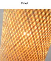 China Bedroom Bedside Lamp Tea Room Japanese  E27 Weave Bamboo Floor Lamp(WH-MFL-216) for sale