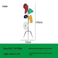 China Living Room Corner Lamp Bedside Acrylic Shade Standing Lamp Creative Foscarini Orbital Floor Lamp(WH-MFL-218) for sale
