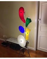 China Living Room Corner Lamp Bedside Acrylic Shade Standing Lamp Creative Foscarini Orbital Floor Lamp(WH-MFL-218) for sale