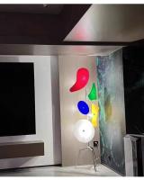 China Living Room Corner Lamp Bedside Acrylic Shade Standing Lamp Creative Foscarini Orbital Floor Lamp(WH-MFL-218) for sale