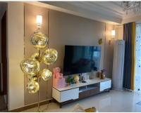 China Bedroom Bedside Lamp Living Room Sofa Corner Standing Light Minimalist Tom Dixon Melt Floor Lamp(WH-MFL-219) for sale