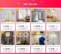China Bedroom Bedside Lamp Living Room Sofa Corner Standing Light Minimalist Tom Dixon Melt Floor Lamp(WH-MFL-219) for sale