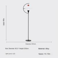 China Art Decor Lighting Living Room Atmosphere Light Minimalist Designer Nemo Newton Floor Lamp(WH-MFL-221) for sale