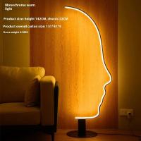China Indoor Lighting Lustre Fixture Bedroom Bedside Standing Light Nordic Human Face Led Floor Lamp(WH-MFL-222) for sale